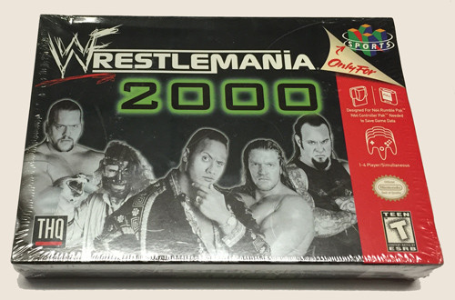 New WWF Wrestlemania 2000 N64 Factory Sealed Game For Sale | DKOldies