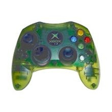 Xbox Original Clear S Green Controller For Sale | DKOldies