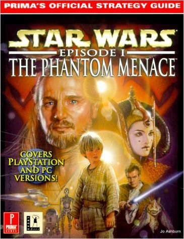 Stars Wars Ep1 Phantom Menace PS1 Strategy Guide For Sale | DKOldies