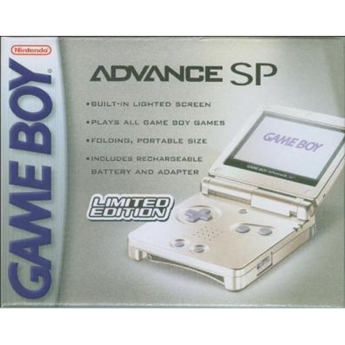 Nintendo Game Boy Advance SP System Pearl White Complete In Box For ...