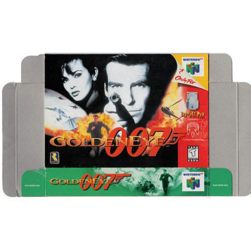 007 GoldenEye James Bond Nintendo 64 Box For Sale | DKOldies