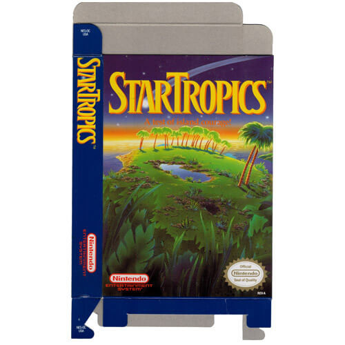 Nintendo NES Box for Star Tropics For Sale | DKOldies
