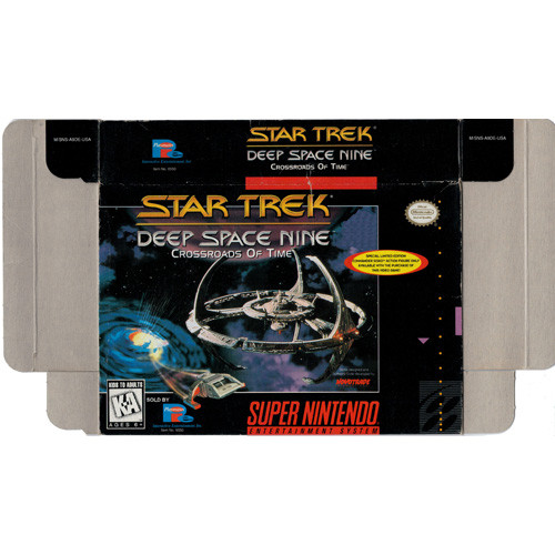 Star Trek DEEP Space NINE SNES Nintendo Empty Box | DKOldies