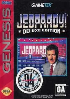 Jeopardy Deluxe Genesis Complete Game For Sale | DKOldies