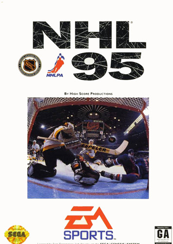 NHL 95 Genesis Complete Game For Sale | DKOldies