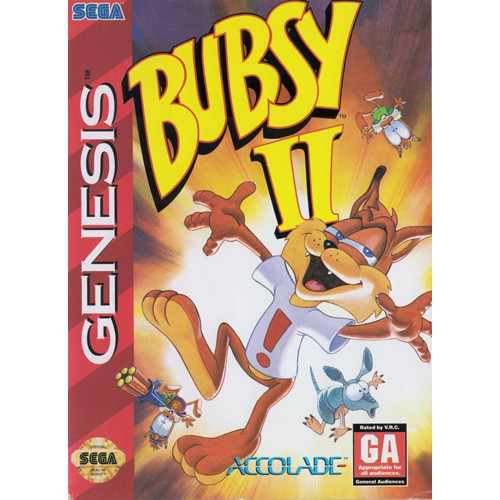 Bubsy 2 II Genesis Complete Game For Sale | DKOldies