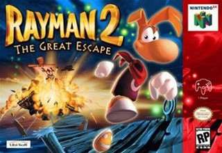 Rayman 2 Great Escape Nintendo 64 N64 Game For Sale