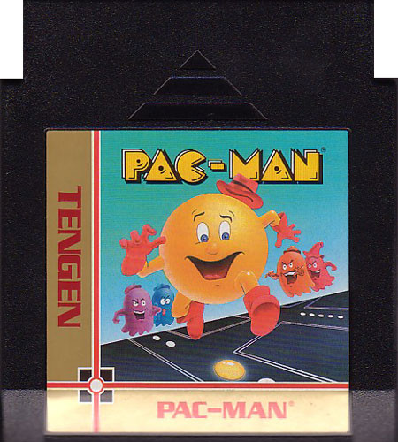 Manual Pac-Man Rare Label Namco Nintendo NES Instructions For Sale