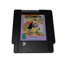 Pesterminator Black NES Game Cartridge For Sale | DKOldies