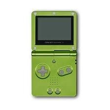 Game Boy Advance SP System Lime Green w/Charger For Sale Nintendo