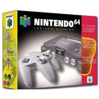 N64 System Console Original Bundle Complete in Box For Sale