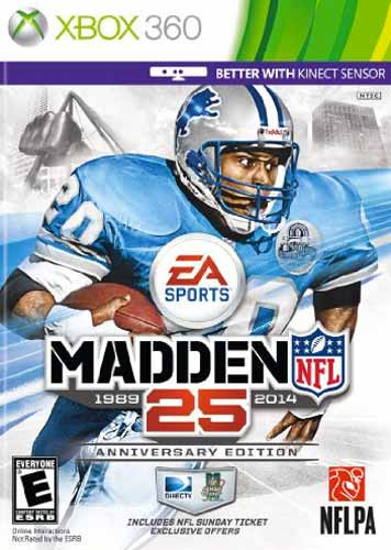 Madden 25 Anniversary Edition Xbox 360 Game For Sale | DKOldies