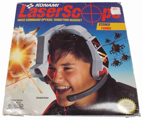 Complete Konami LaserScope NES For Sale | DKOldies