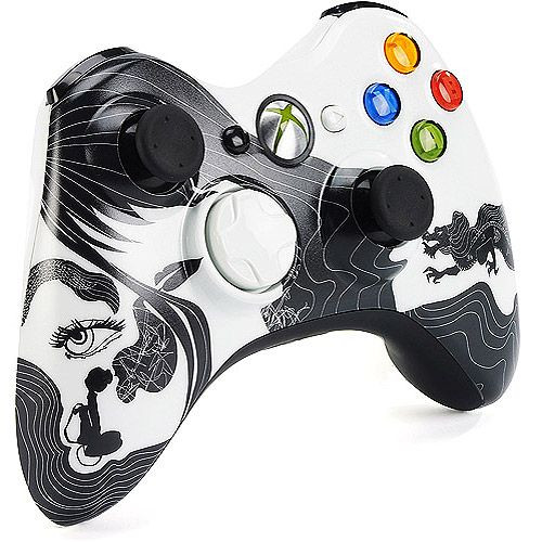 Official Xbox 360 Dragon Controller Wireless White Xbox 360 For Sale