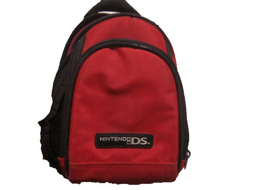 DS Mini Backpack Red Game Bag Carrying Case Nintendo DS