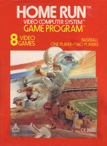 Complete Home Run Atari 2600 Game For Sale | DKOldies