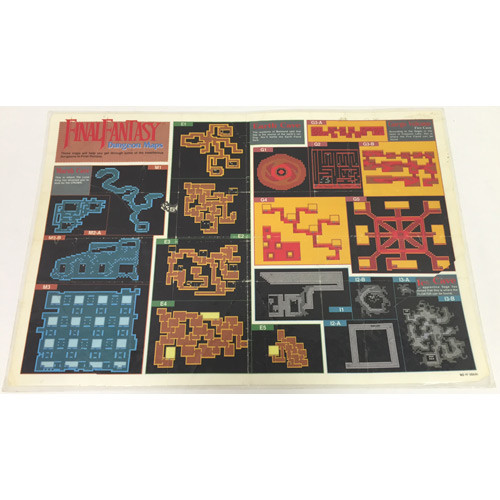 Final Fantasy Dungeon Map Map For Sale | DKOldies