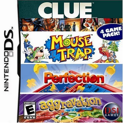 Clue/Mouse Trap/Perfection/Aggravation Nintendo DS Game For Sale