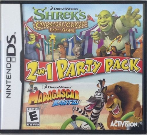 Shrek's Carnival Craze/Madagascar Kartz Nintendo DS Game For Sale
