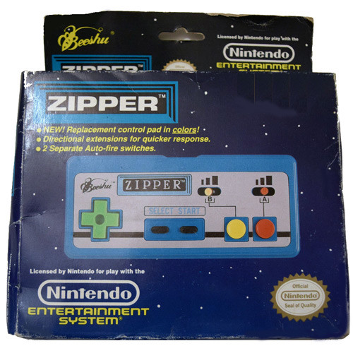 Complete Zipper Blue Controller Nintendo NES| DKOldies