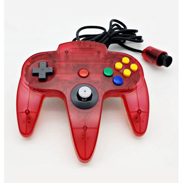 Nintendo 64 Controller Red on Clear N64 For Sale | DKOldies