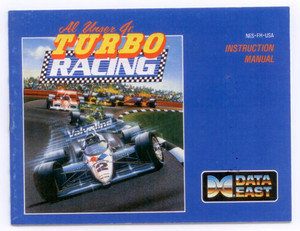 Manual Al Unser Jr Turbo Racing Nintendo NES Instructions For Sale