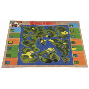 Dragon Warrior World Map/Monster Chart NES For Sale | DKOldies