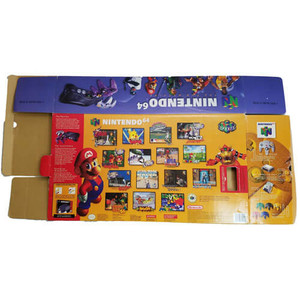 Original Nintendo N64 Atomic Purple Empty System Box For Sale | DKOldies