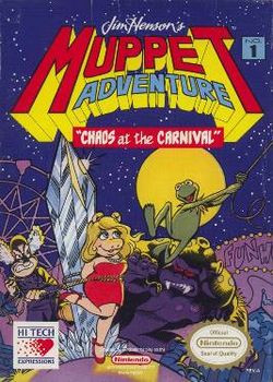 Muppet Adventure Chaos Carnival Nintendo NES Original Game For Sale