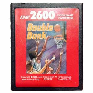 Double Dunk Red Label Atari 2600 Game For Sale | DKOldies