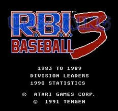 R.B.I. Baseball 3 Nintendo NES Original Game For Sale | DKOldies