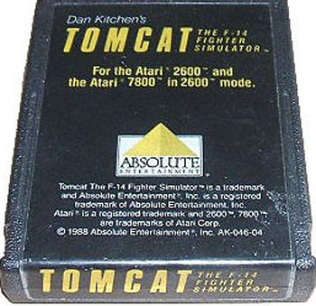 Tom Cat F-14 Flight Simulator Atari 2600 Game For Sale | DKOldies