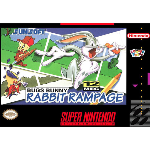 Bugs Bunny:Rabbit Rampage Complete SNES Game For Sale | DKOldies