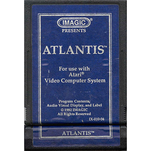 Atlantis (Blue Label) Atari 2600 game For Sale | DKOldies