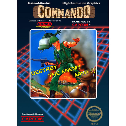 Commando Nintendo NES Original Game For Sale | DKOldies