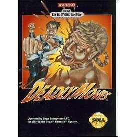 Deadly Moves Sega Genesis Game Cartridge For Sale | DKOldies