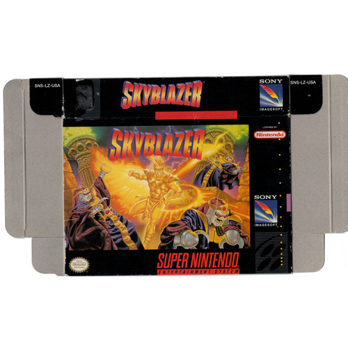 Skyblazer Super Nintendo SNES Box For Sale | DKOldies