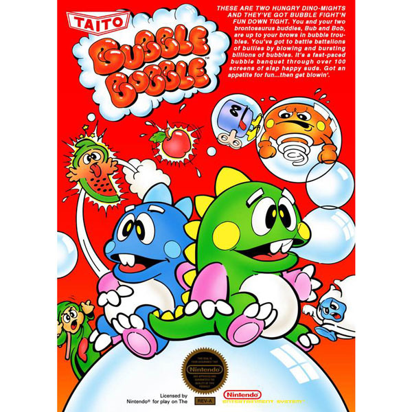 Bubble Bobble Nintendo NES Original Game For Sale | DKOldies