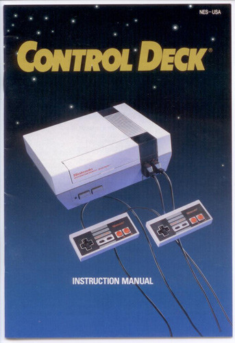 Control Deck NES Manual Small For Sale | DKOldies