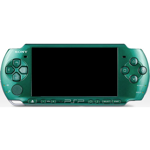 Sony PSP 3000 Green Dark Green Handheld System