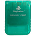 PS1 Original Memory Card Clear Green Playstation 1 For Sale | DKOldies