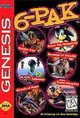 Sega Genesis 6-PAK Sega Genesis Game Cartridge For Sale | DKOldies