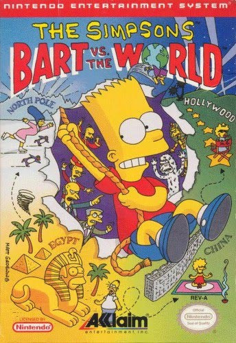 Simpsons Barts Nightmare, The Super Nintendo SNES Game For Sale