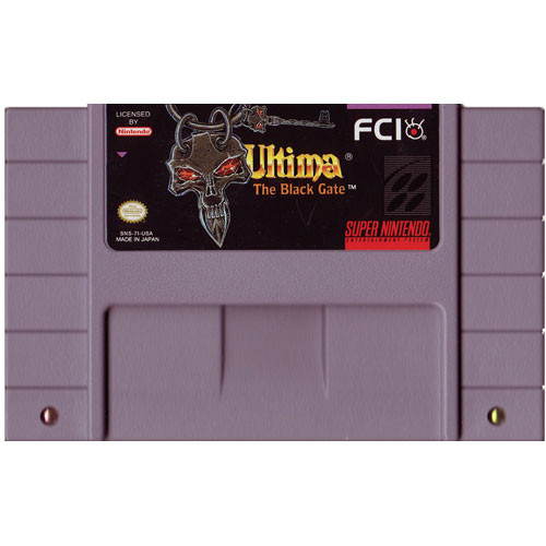Ultima The Black Gate Super Nintendo SNES Game For Sale | DKOldies