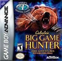Cabela's Big Game Hunter 2005 Nintendo Gameboy Advance Game