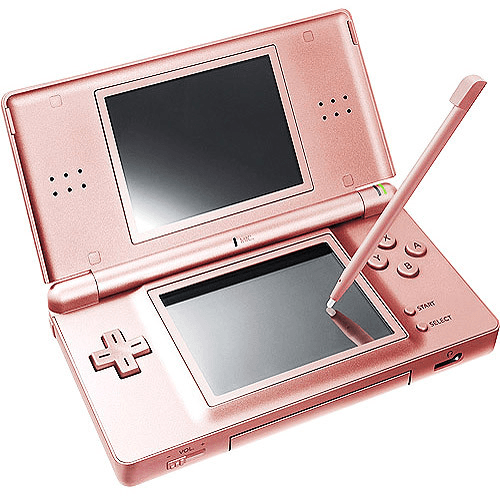 Nintendo DS Lite Coral Pink Handheld System For Sale