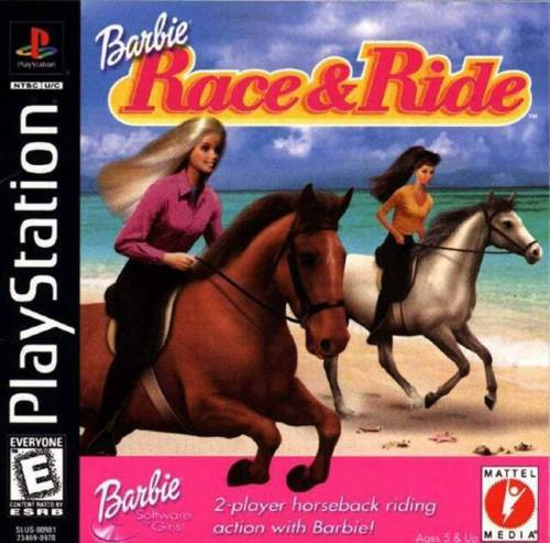 Barbie Race and Ride PS1 Game For Sale | DKOldies