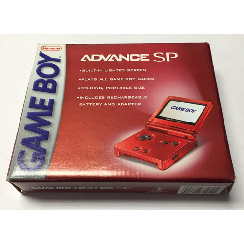 Game Boy Advance SP System Red Complete In Box For Sale | DKOldies