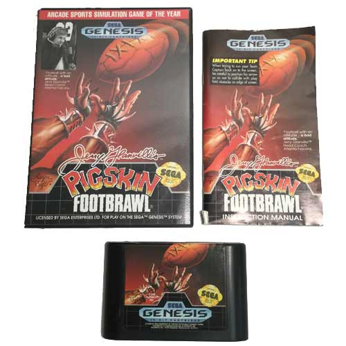 Jerry Glanville's Pigskin Footbrawl Genesis Complete Game