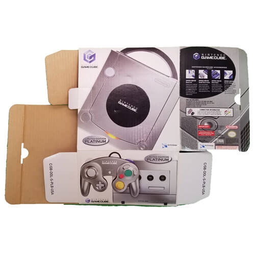 Original Nintendo GameCube Platinum Empty System Box For Sale